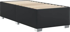 Rám postele černý 90 x 190 cm umělá kůže 3284536