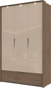 Šatní skříň P31B/LF s osvětlením - 142 × 226 × 60 cm