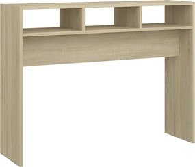 vidaXL Konzolový stolek 105 x 30 x 80 cm dřevotříska [808308] Barva: Betonová šedá