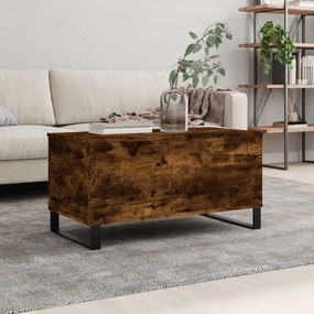 vidaXL Konferenční stolek 90 x 44,5 x 45 cm kompozitní dřevo [830981] Barva: kouřový dub