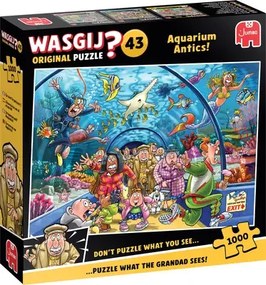 JUMBO Puzzle WASGIJ Original 43: Hrátky v akváriu! / 1000 dílků / od 1