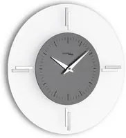 Designové nástěnné hodiny I060MAT smoke grey IncantesimoDesign 35cm
