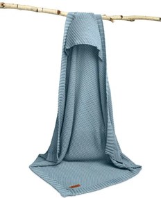 Sensillo Deka s kapucí Bambusová Dárková Jednobarevná 90 x 85 cm Barva: Světlo šedá