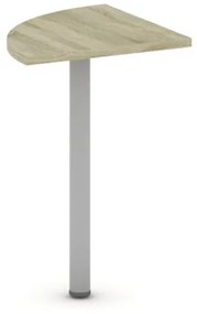 Spojovací stolek MIRELLI A+, 800 x 800 x 750 mm, bílá/dub sonoma