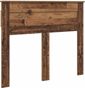 Rám postele s čelo Staré dřevo 120 x 190 cm Kompozitní dřevo 3410009