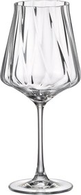 Crystal Bohemia Cettia optic sklenice na víno 700 ml 6 ks