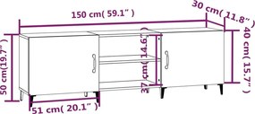 vidaXL TV skříňka 150 x 30 x 50 cm kompozitní dřevo [812633] Barva: Betonová šedá