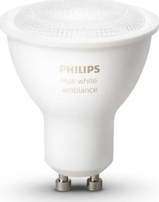 Led žárovka philips hue white ambiance 4.3w gu10