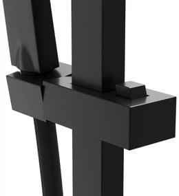 Gamma Zn3, sprchový sloup s ruční sprchovou hlavicí 62cm, černá matná, GMA-ZN3-BK