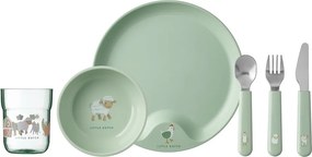 Plastová dětská jídelní sada 6 ks Little Farm – Mepal