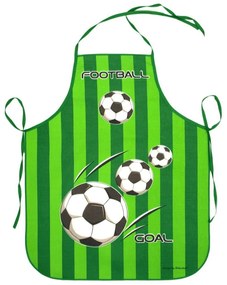 DekorTextil Dětská zástěra Fotbal - zelená