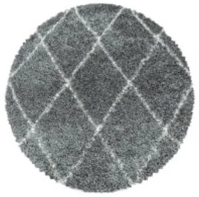Ayyildiz koberce Kusový koberec Alvor Shaggy 3401 grey kruh ROZMĚR: 200x200 (průměr) kruh
