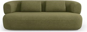 Zelená pohovka z textilie bouclé 178 cm Jenny – Micadoni