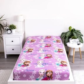 Jerry Fabrics Prostěradlo Frozen Duo Sisters 02 90x200x25 cm