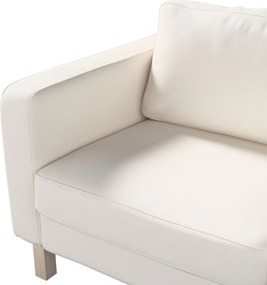 Potah na pohovku IKEA  Karlstad 2-místná, nerozkládací, krátký barva béžová látka pletený vzor
