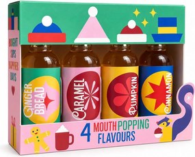 SANTA'S SYRUP SLEIGH Sada sirupů 45 ml 4 ks