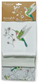 Bavlněné utěrky v sadě 3 ks 45x65 cm Hummingbirds – Cooksmart ®