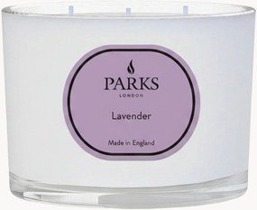 Ručně vyrobená vonná svíčka se třemi knoty Vintage Aromatherapy (levandule, heřmánek a bílé pižmo)