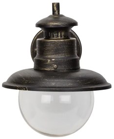 Brilliant - Venkovní nástěnná lampa ARTU 1xE27/60W/230V IP44 patina/zlatá