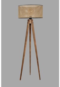 Designová stojanová lampa Tabitha II 153 cm hnědá
