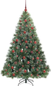 Umělý vánoční stromeček s stojanem Zelená 180 cm PE a PVC 3397848