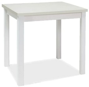 Jídelní stůl Adam | 90 x 65 cm Barva: bílý mat
