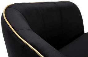 Designové křeslo Dandelion černé
