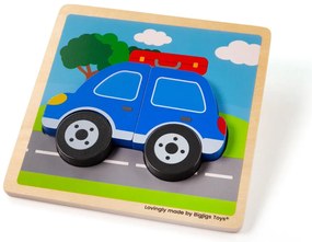 Bigjigs Toys Vkládací puzzle Auto