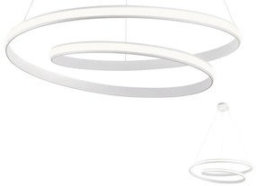 Redo 01-1795 - LED Stmívatelný lustr na lanku TORSION LED/40W/230V bílá