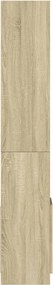 Skříň highboard dub sonoma 92 x 33 x 180 cm kompozitní dřevo 3309620