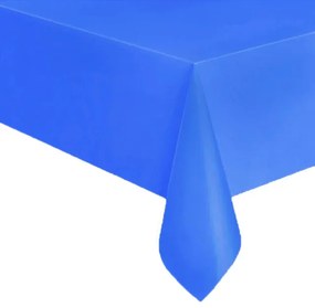 Jednorázový plastový jednobarevný ubrus 137x183 cm (matný) Barva: modrá C