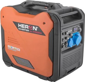 Elektrocentrála digitální invertorová, 5,5 kW, elektrický start, ATS-ready, podvozek - HERON