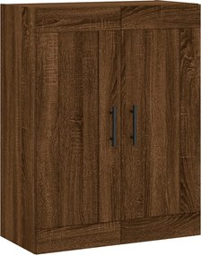 Nástěnné skříňky 2 ks hnědý dub kompozitní dřevo 3198048