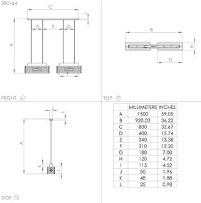 Eglo 390164 - Lustr na lanku CIDRAZ 4xE27/40W/230V černá/hnědá