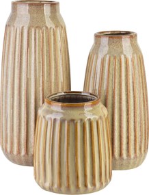 Váza Arina 18 cm béžová