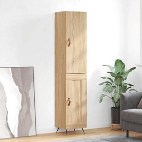 vidaXL Skříň highboard 34,5 x 34 x 180 cm kompozitní dřevo [3199084] Barva: dub sonoma