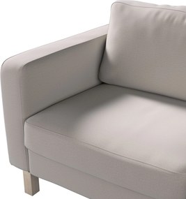 Potah na pohovku IKEA  Karlstad 2-místná, nerozkládací, krátký barva béžová látka sametová
