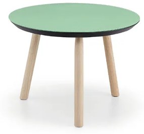 MIDJ - Kulatý konferenční stolek SUITE, kožený