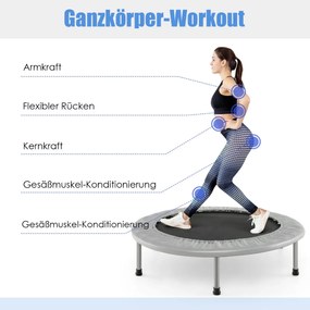 Costway Φ97 cm mini trampolína fitness trampolína skládací dětská trampolína