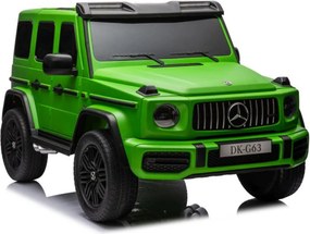 LEAN CARS Elektrické autíčko Mercedes G63 XXL zelené 4x4 24V