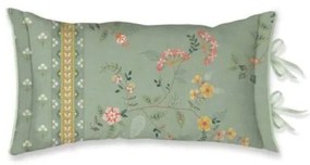 Pip Studio polštář Kili Flower Green 35x60cm, zelený