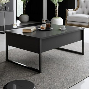 Konferenční stolek Luxe Anthracite and Black