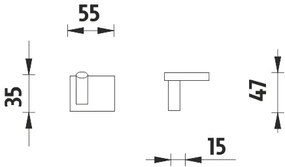 Nimco Háček jednoduchý KEIRA - KE 22054-26