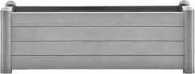 Vyvýšený záhon PP kamenný šedý 100 x 43 x 35 cm 317580