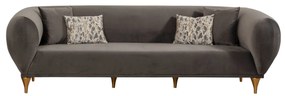 Hanah Home Třímístná pohovka MEBLON antracit 867UNQ1549