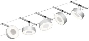 Paulmann 94475 - SADA 5xLED/5W Bodové svítidlo CIRCLE 230V matný chrom