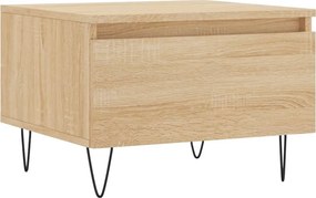vidaXL Konferenční stolek 50 x 46 x 35 cm kompozitní dřevo [830866] Barva: hnědý dub