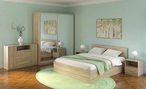 Casarredo - Komfort nábytek Postel LAVRAS 160x200 cm sonoma
