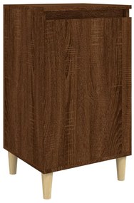 Noční stolek hnědý dub 40 x 35 x 70 cm kompozitní dřevo - Default Title
