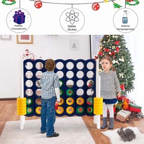 Costway 4 Win Giant Playset pro děti a dospělé šedá + tmavě – 120 × 42 × 104 cm